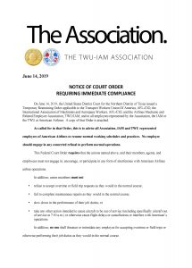 TWU-IAM Association Notice - IAM Union