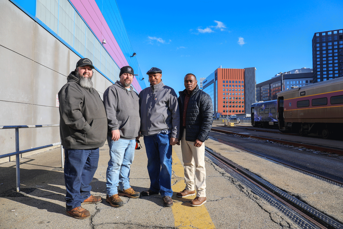 IAM Rail Division Visits Amtrak and Keolis Members in Boston - IAM Union