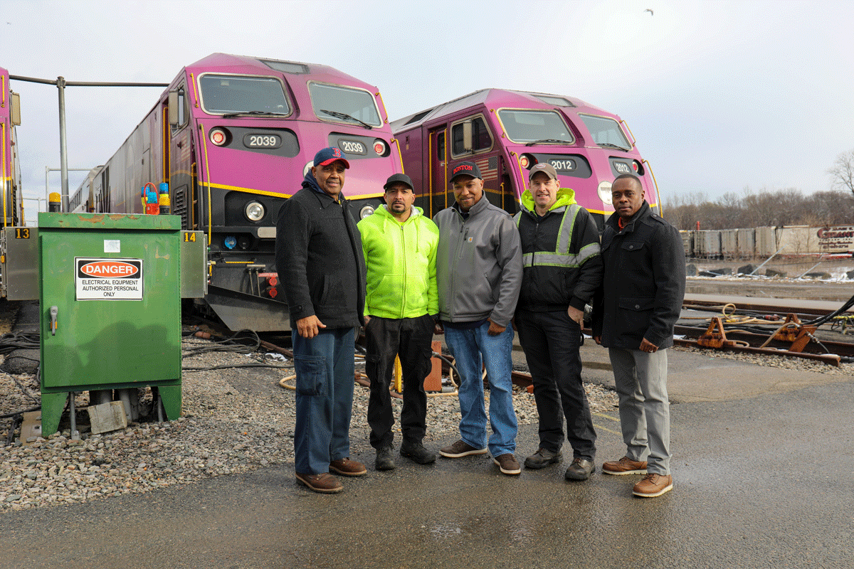 IAM Rail Division Visits Amtrak and Keolis Members in Boston - IAM Union
