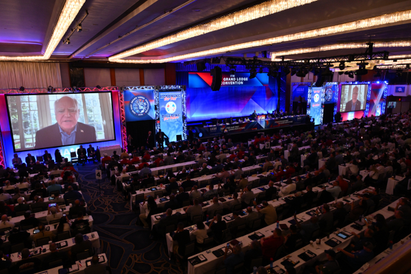 Senator Chuck Schumer Addresses IAM Convention Delegation - IAM Union