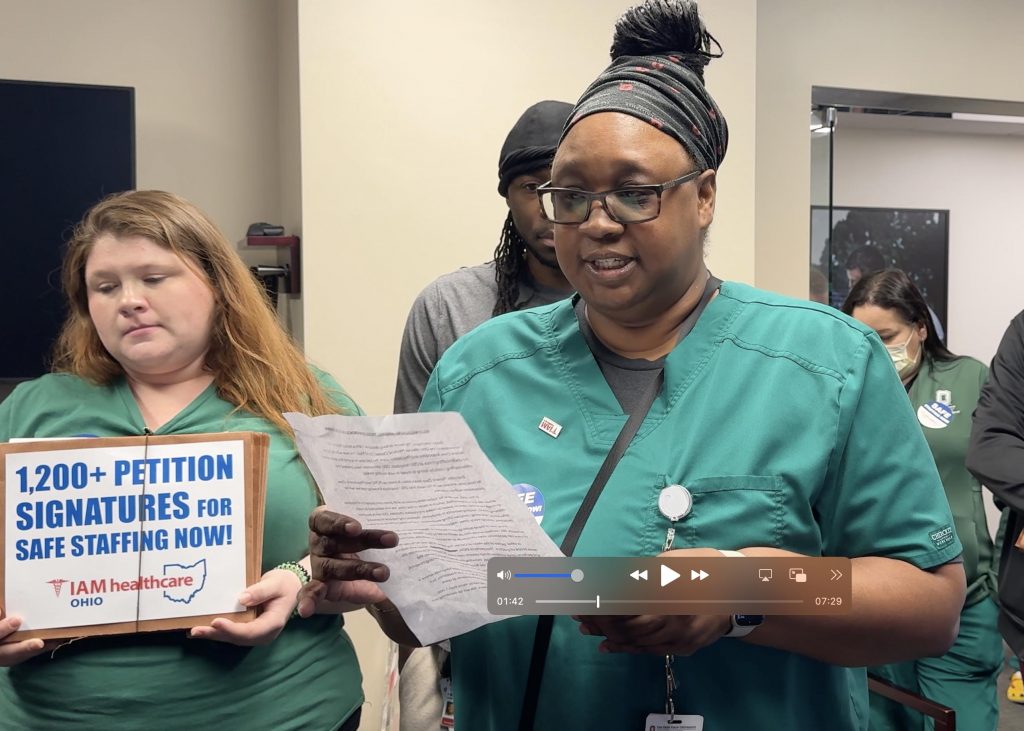 IAM Healthcare Members Deliver More than 1,200 Signatures on Safe ...