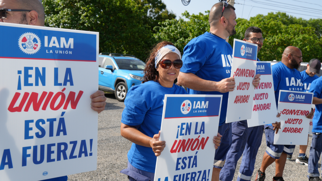 IAM Union Lufthansa Technik Workers in Puerto Rico Stay Strong and ...