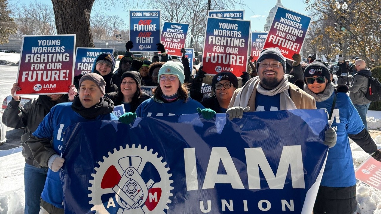 IAM Union Helps Power Young Workers March in D.C. - IAM Union
